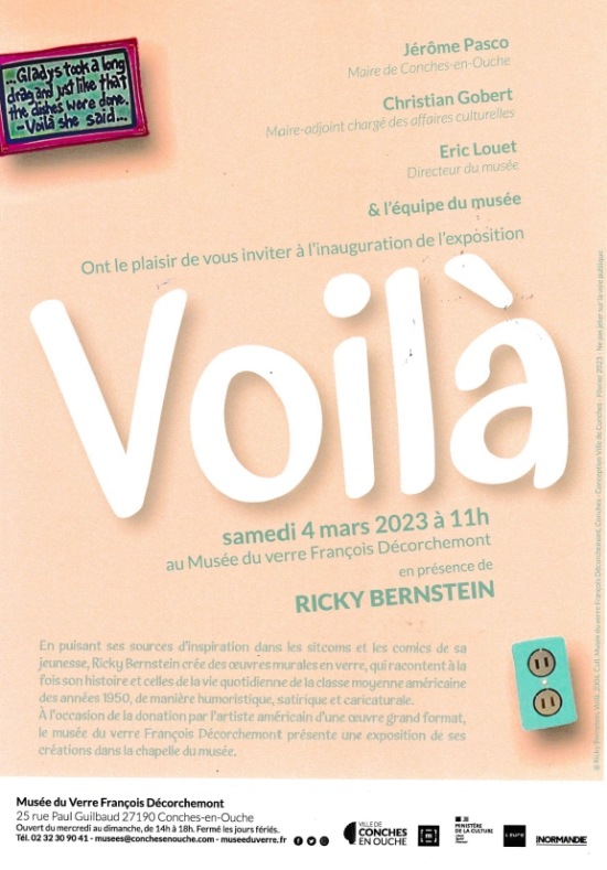 Exposition Ricky Bernstein Conches 2023